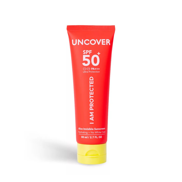 Uncover Aloe Invisible Sunscreen 80ml – True Cosmetics Ltd
