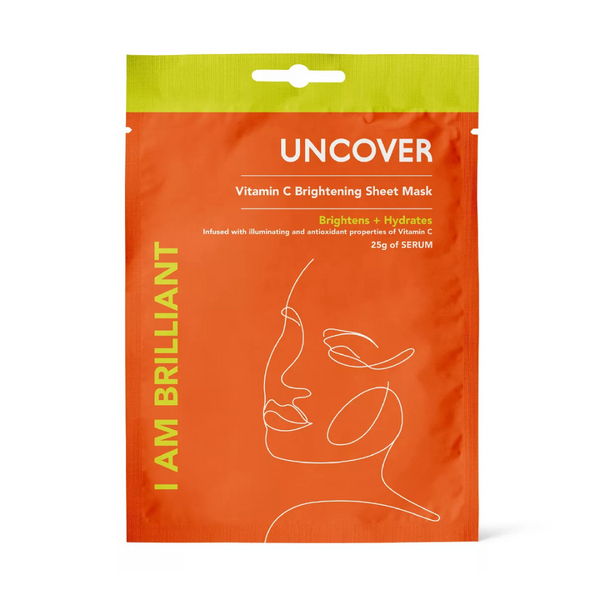 Uncover I am Brilliant Vitamin C Brightening Sheet Mask – True ...