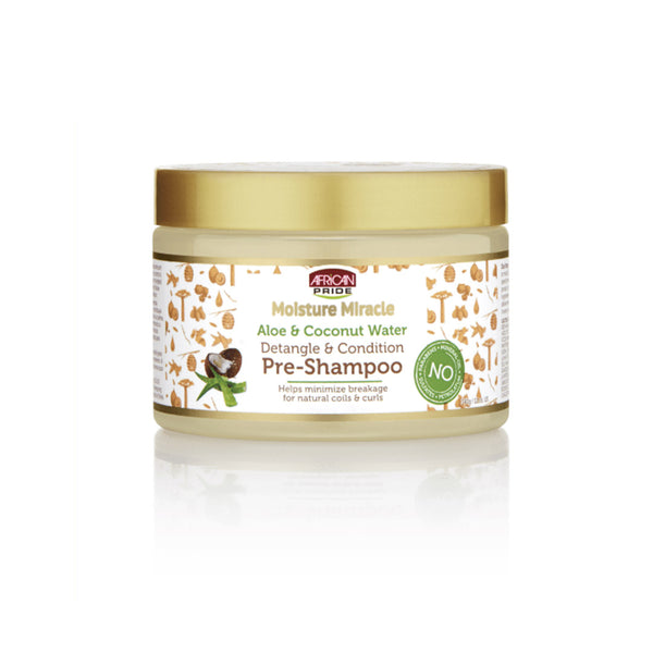 African Pride Moisture Miracle Aloe & Coconut Water Pre-Shampoo 340g ...