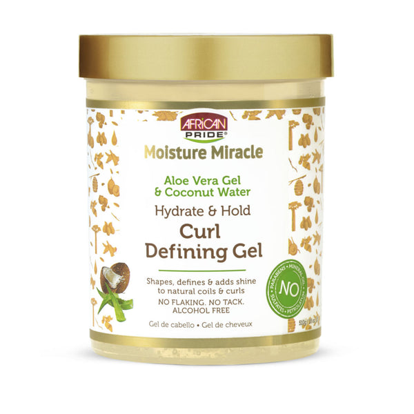 African Pride Moisture Miracle Hydrate & Hold Curl Defining Gel 510g ...